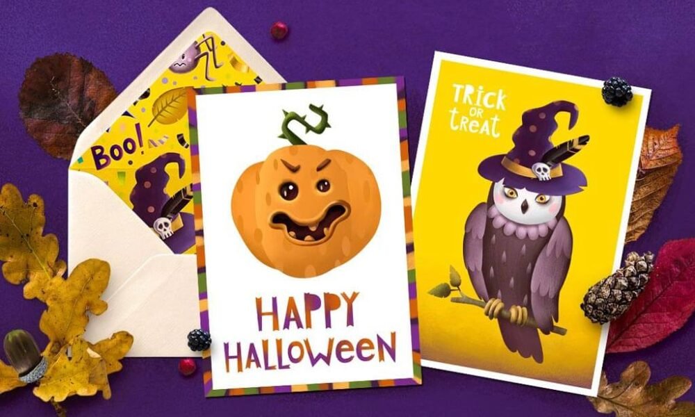 Boo! Try These 5 Spooky Halloween Postcards Ideas! - Lemony Blog